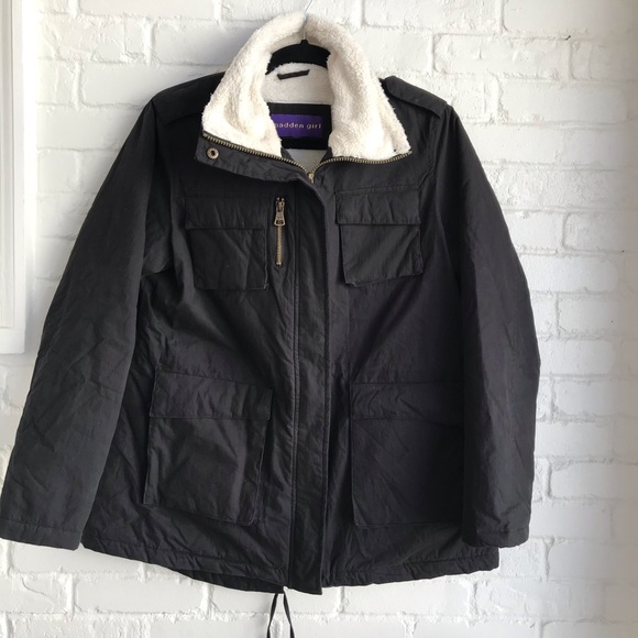 Madden Girl | Jackets & Coats | Steve Madden Madden Girl Black Jacket ...